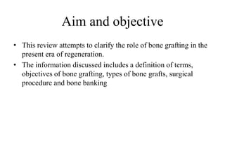 Bone grafts and periodontal | PPTX