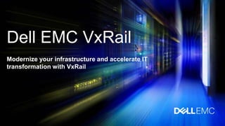 VxRail Appliance - Modernize your infrastructure and accelerate IT ...