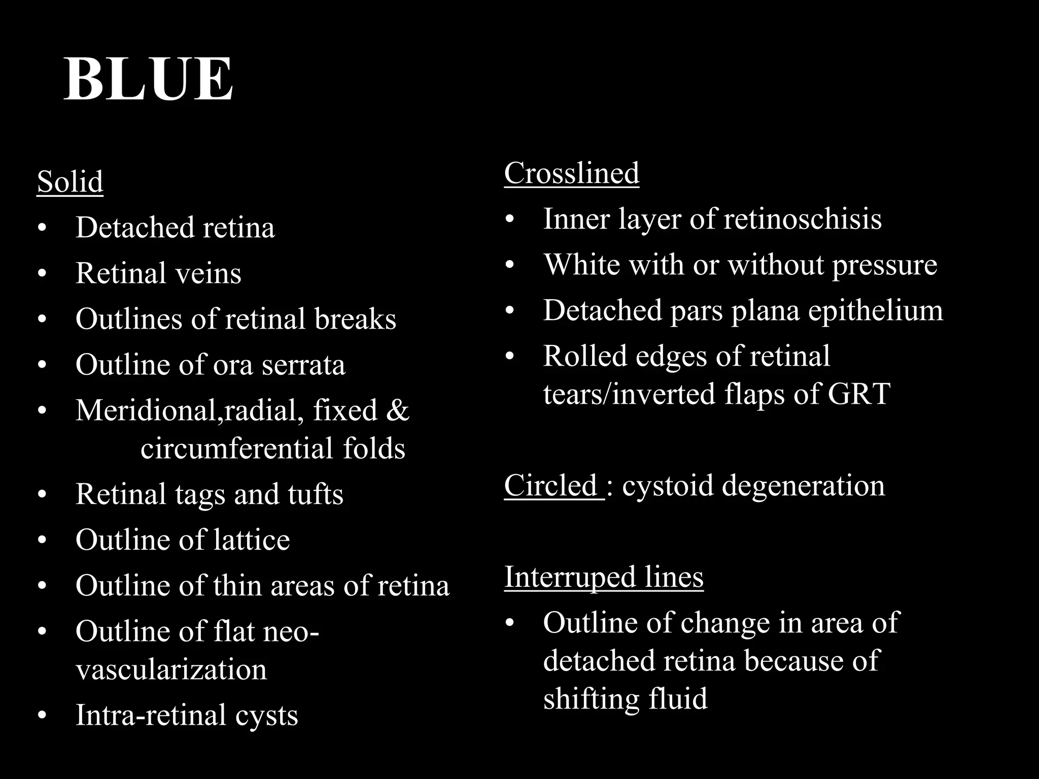 1FUNDUS_DRAWING of retina after complete examination | PPT