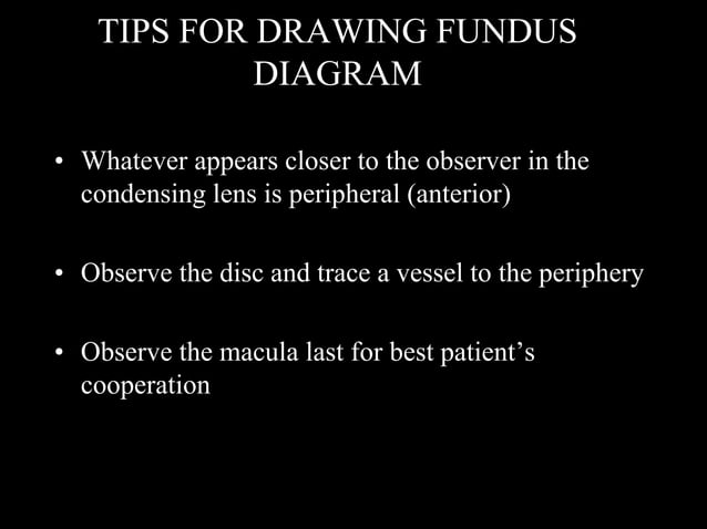 1FUNDUS_DRAWING of retina after complete examination | PPT | Eye and ...