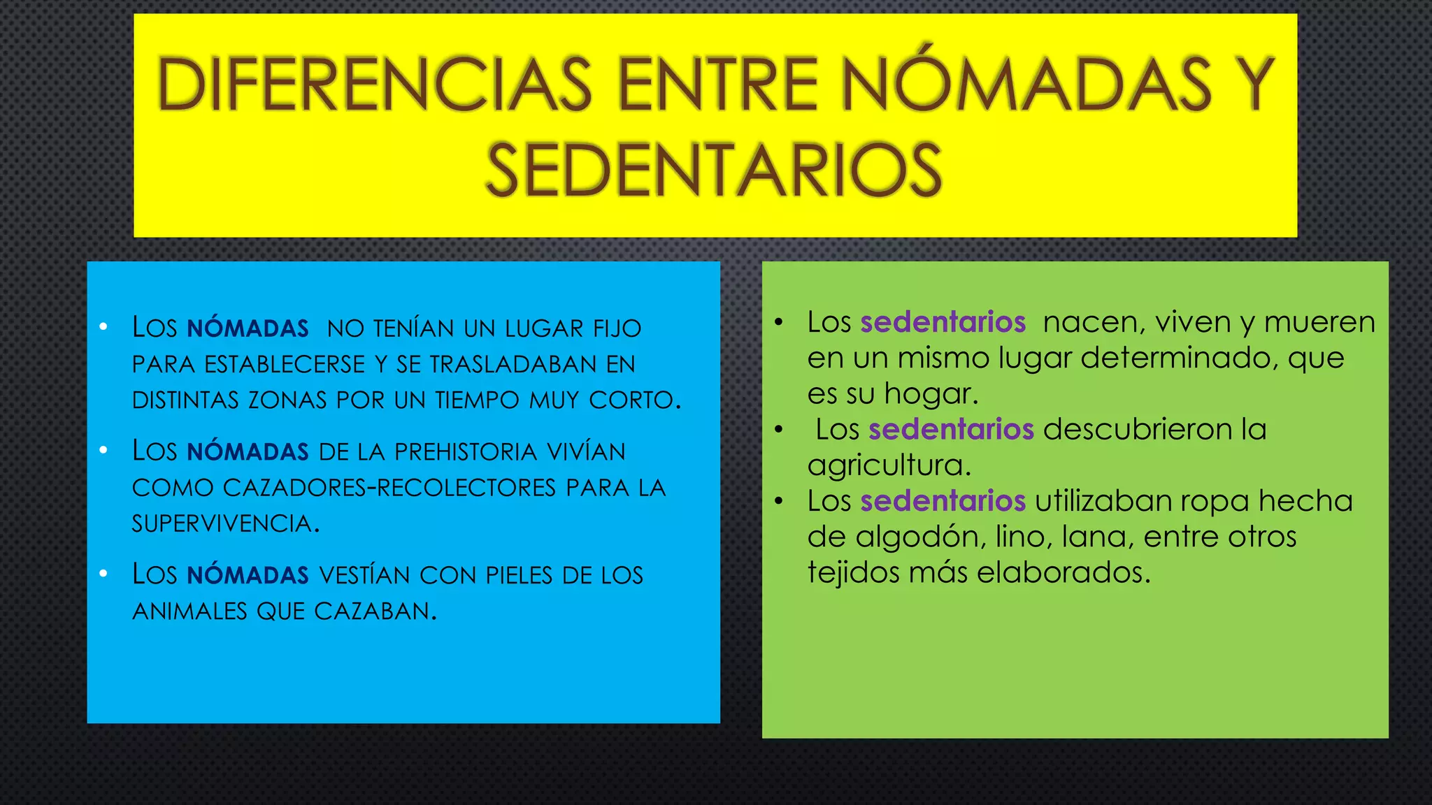 Pueblos nómadas y_sedentarios para niños | PDF