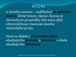 Stavba atomu | PPTX