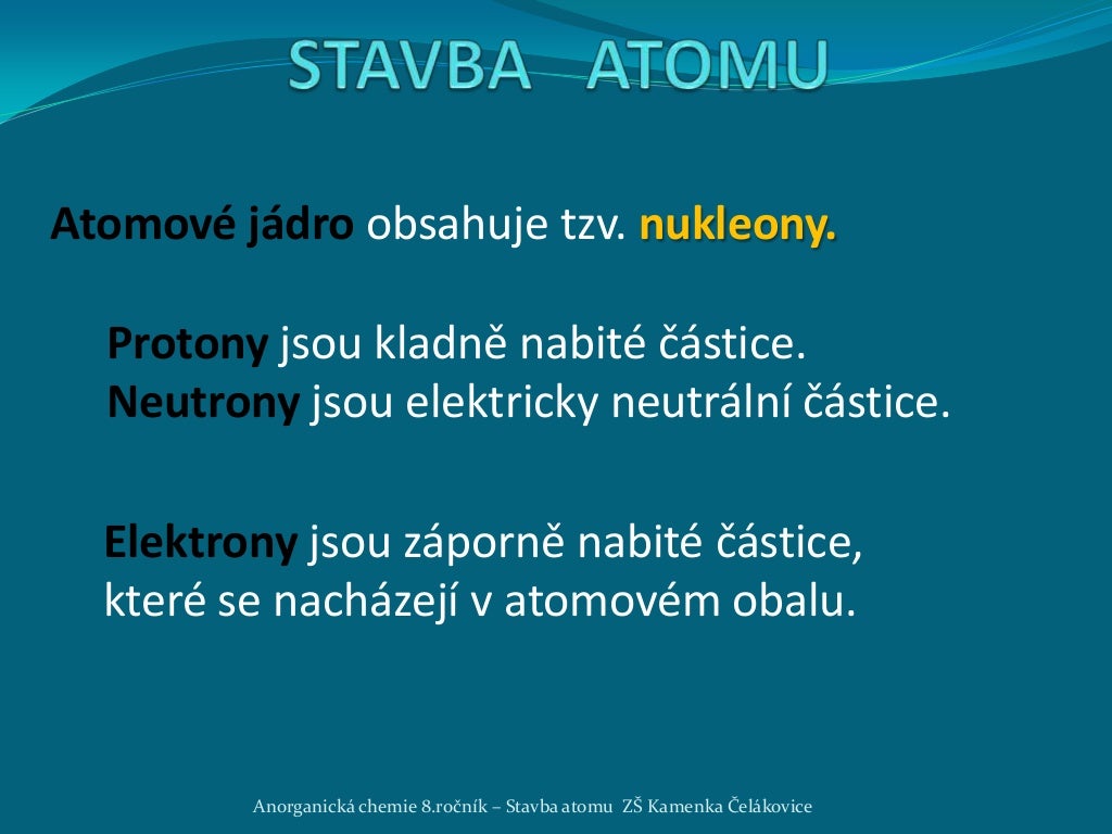 Stavba atomu