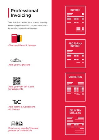 Vyapar brochure - Free GST Billing Software | PDF