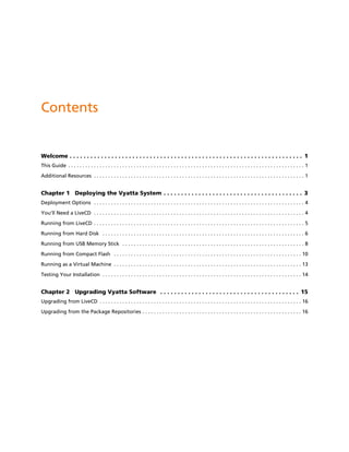 Vyatta Installation And Upgrade Vc5 V01 | PDF