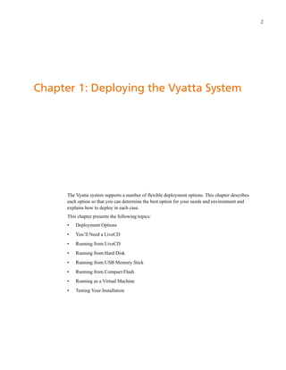 Vyatta Installation And Upgrade Vc5 V01 | PDF