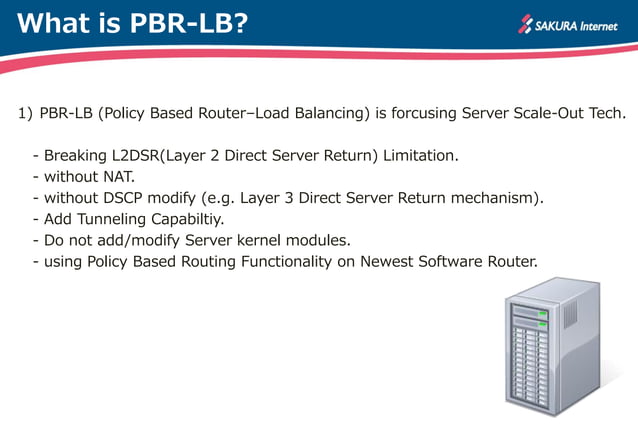 PBR-LB - Direct Server Return Load Balancing using Policy Based Routing ...