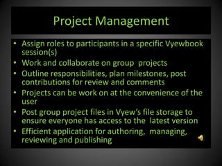 Vyew Instant Workspace | PPTX | Web Conferencing | Computer Software and Applications