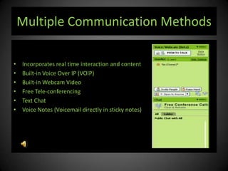 Vyew Instant Workspace | PPTX | Web Conferencing | Computer Software and Applications