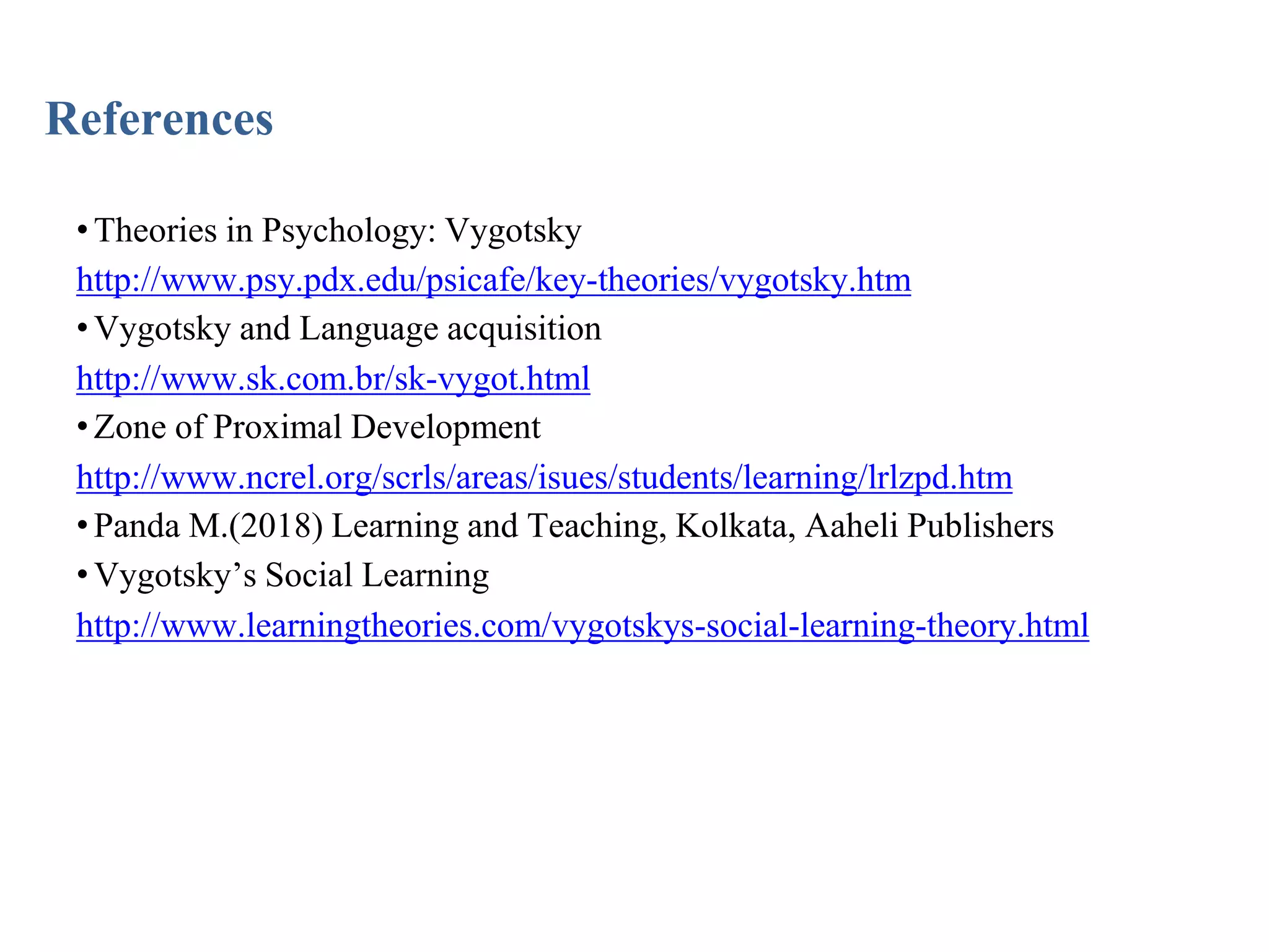 Vygotsky’s Constructivist Theory | PPTX