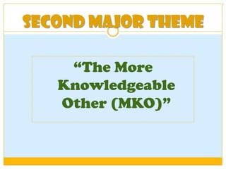 Vygotsky’s theories | PPTX