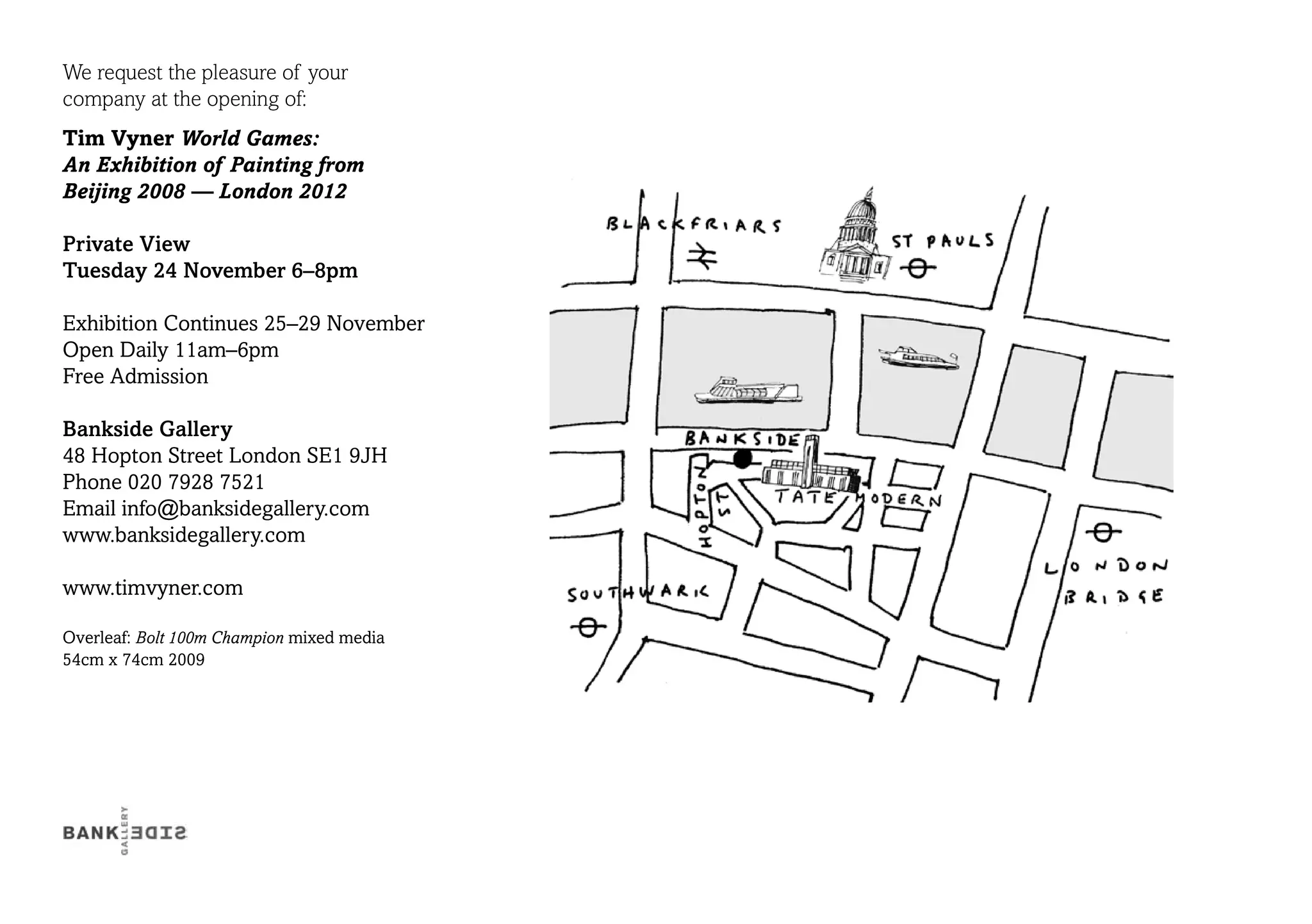 Tim Vyner exhibition | PDF