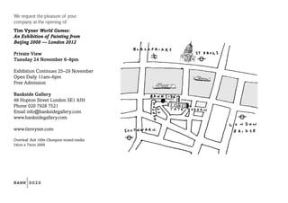Tim Vyner exhibition | PDF