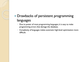 Object oriented data model | PPTX