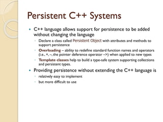 Object oriented data model | PPTX