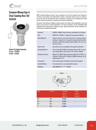 SME Universal Minsup Air Hose Couplings Adapters Compressor Hose ...
