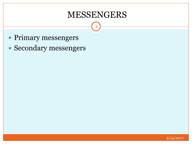 secondary messengers and intracellular signaling | PPTX | Endocrine and ...