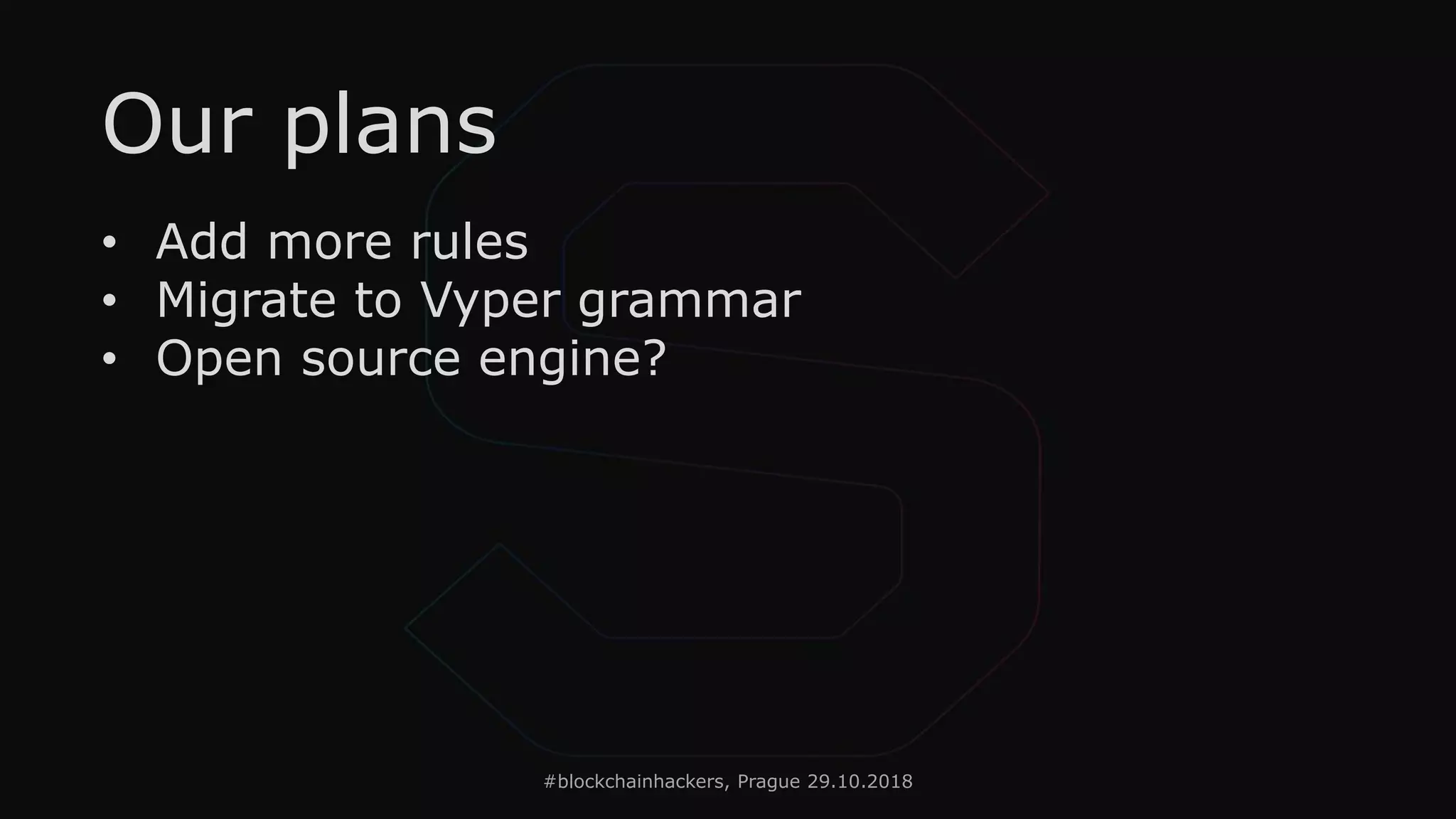 Static Analysis for Vyper by Evgeny Marchenko, Lead Developer at ...