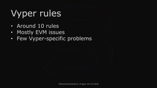 Static Analysis for Vyper by Evgeny Marchenko, Lead Developer at ...