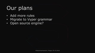 Static Analysis for Vyper by Evgeny Marchenko, Lead Developer at ...
