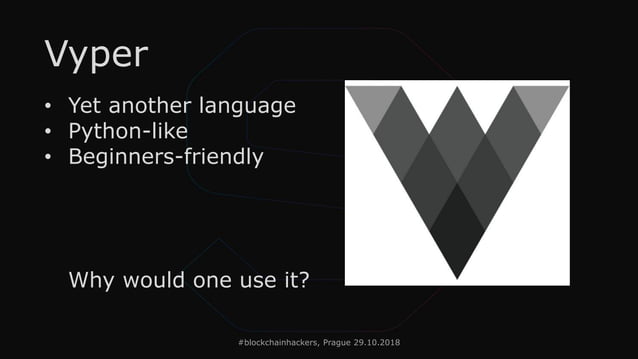 Static Analysis for Vyper by Evgeny Marchenko, Lead Developer at SmartDec | PPT