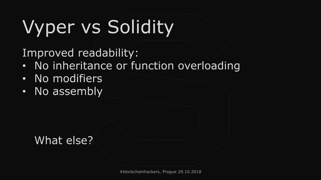 Static Analysis for Vyper by Evgeny Marchenko, Lead Developer at ...