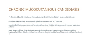 CANDIDIASIS power point presentation.pptx | Dental Health | Diseases ...
