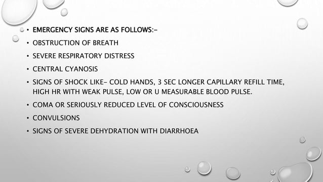 IMCI program pediatrics and signs part 1.pptx | Blood Disorders ...