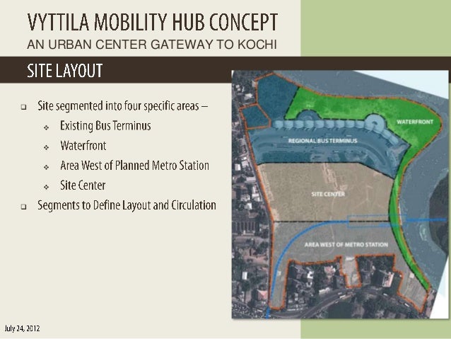 Vyttila Mobility Hub Urban Center Concept