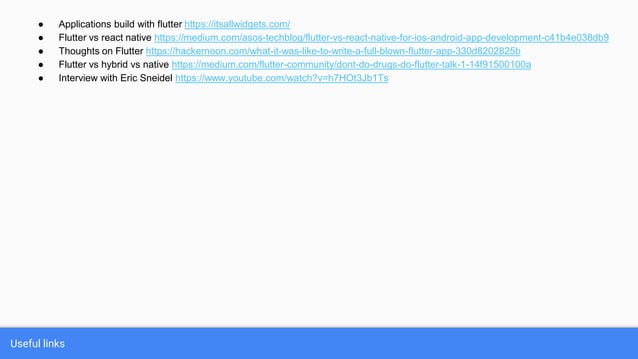 Flutter vs not flutter | PPT