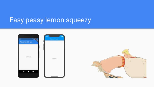 Flutter vs not flutter | PPT