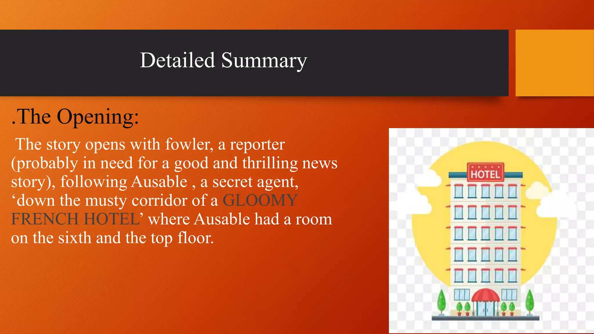 The midnight visitor PPT | PPTX