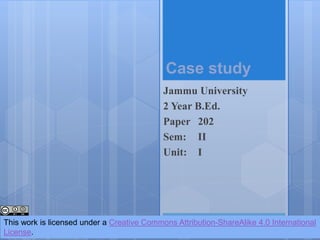 Case study: Introduction | PPTX