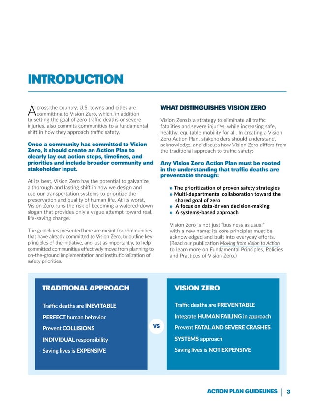 Vision, Strategies, Action: Guidelines for an Effective Vision Zero ...