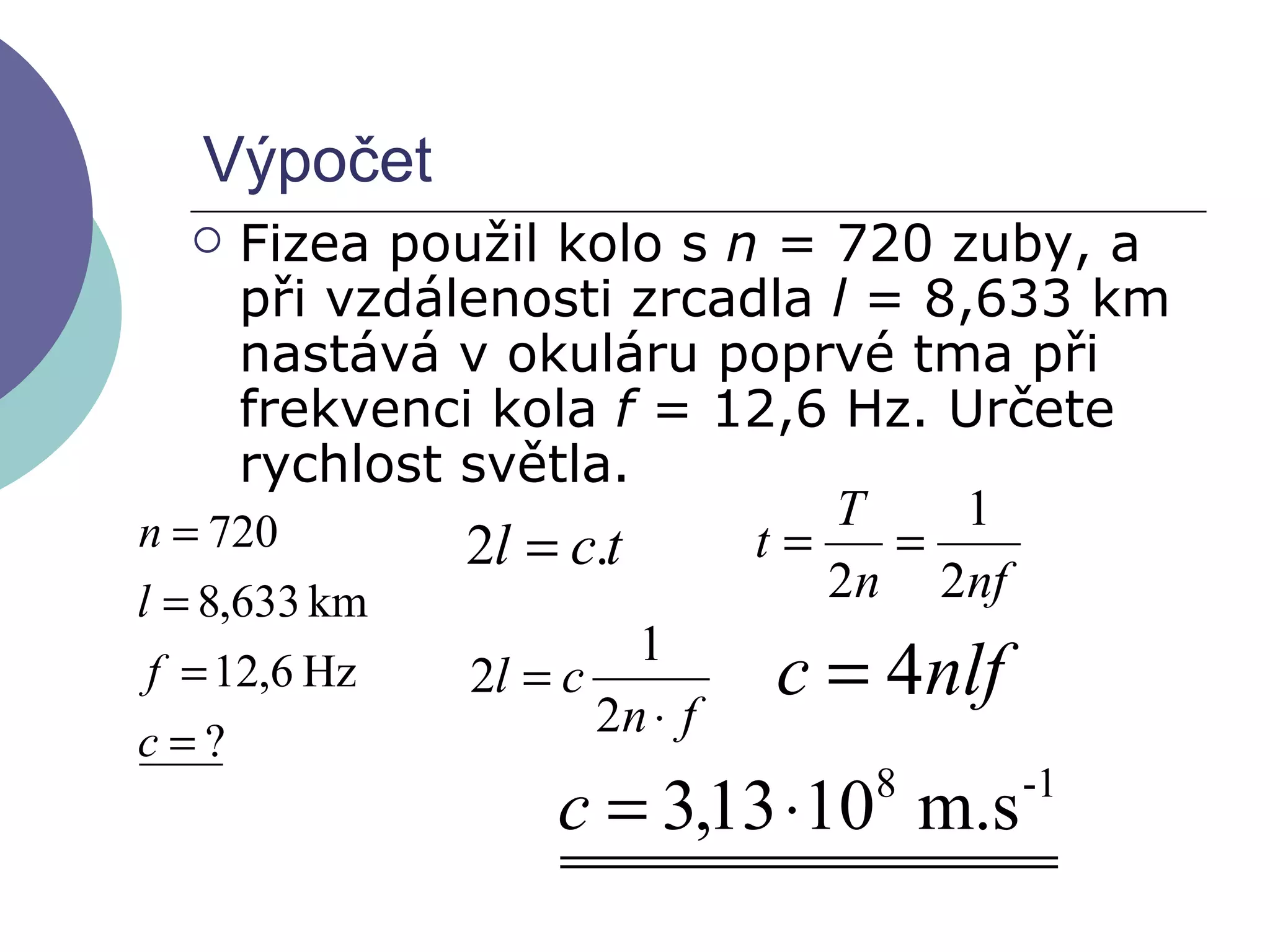 Vznik speciální teorie relativity | PPT
