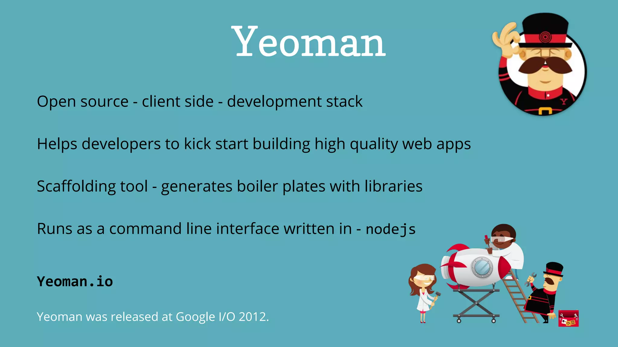 Yeoman + grunt + bower | PDF