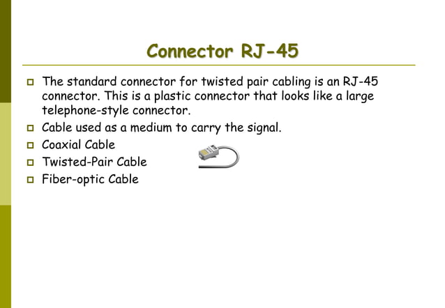 Introduction to Computer Networks Lecture slides ppt | PPT