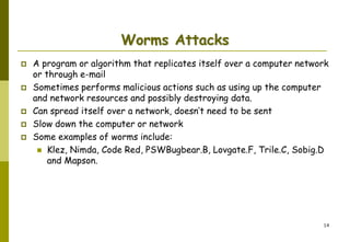 Computer Viruses and Classification lecture slides ppt | PPT