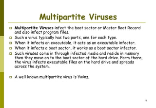 Computer Viruses and Classification lecture slides ppt | PPT