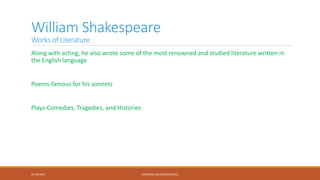 Life of William Shakespeare | PPT