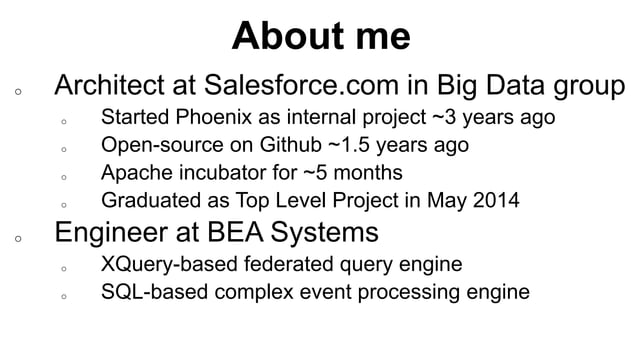 Apache Phoenix: Transforming HBase into a SQL Database | PPT