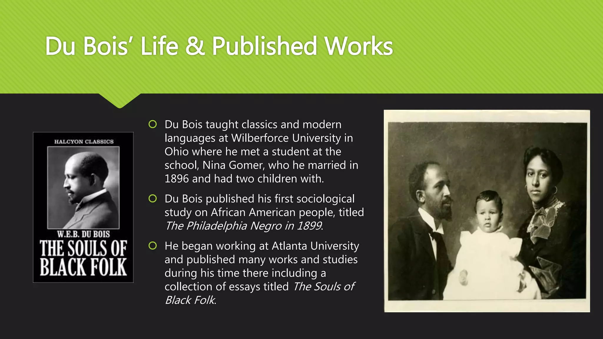 W.E.B. Du Bois | PPTX