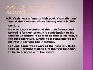W.b. yeats | PPTX