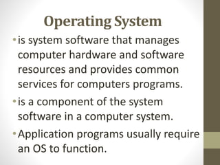Windows operating system | PPTX