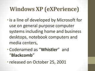 Windows operating system | PPTX