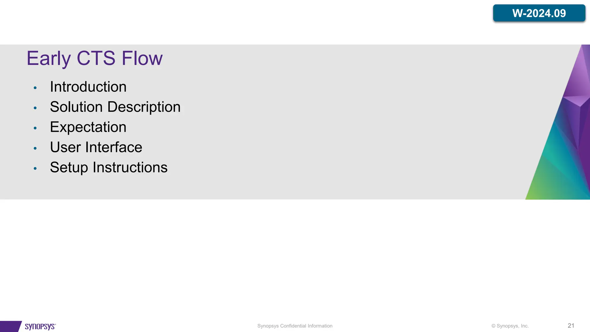 Fusion Compiler Incremental Clock Tree Synthesis Update W-2024.09_FC ...