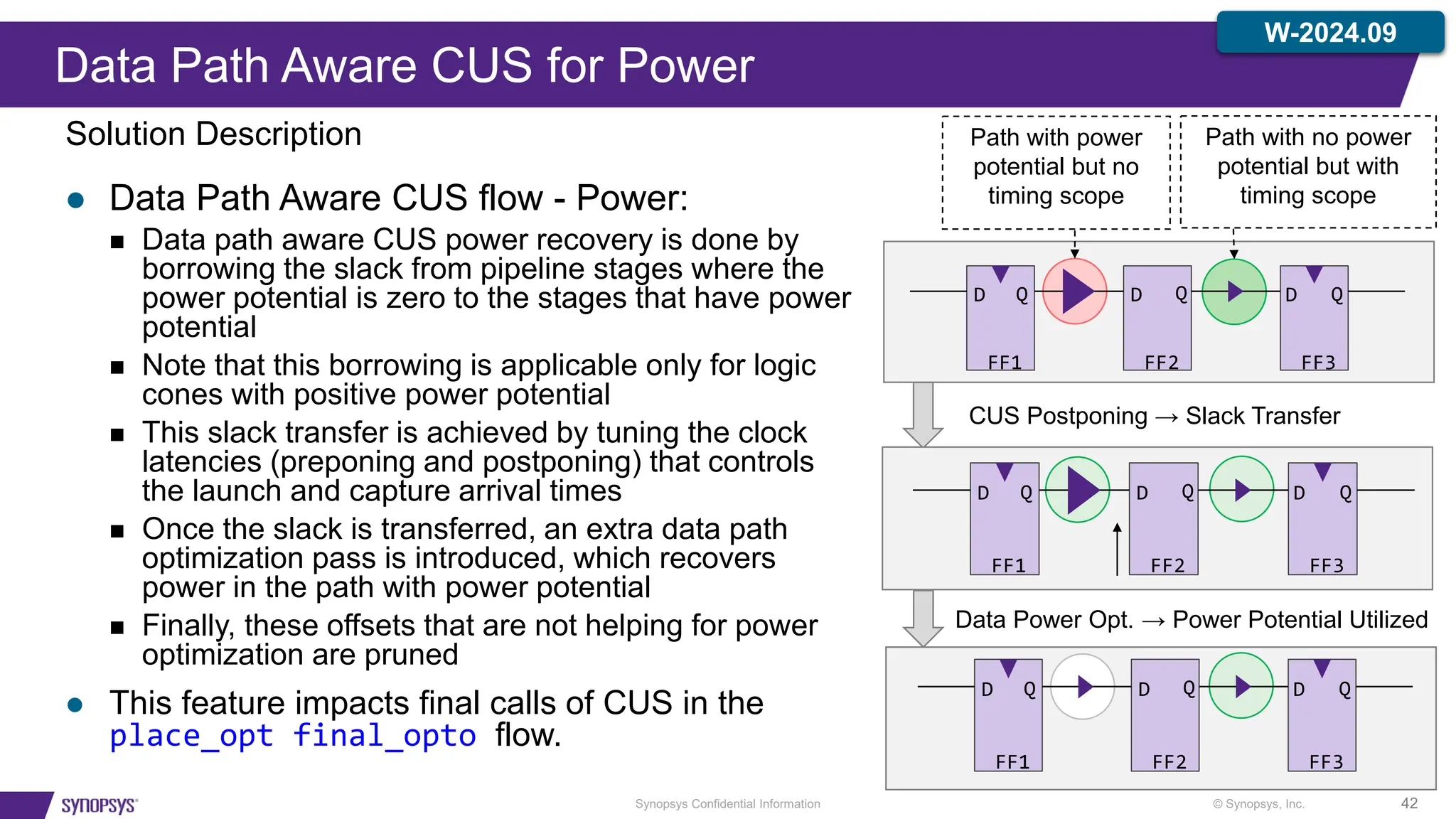 Fusion Compiler Incremental Clock Tree Synthesis Update W-2024.09_FC ...