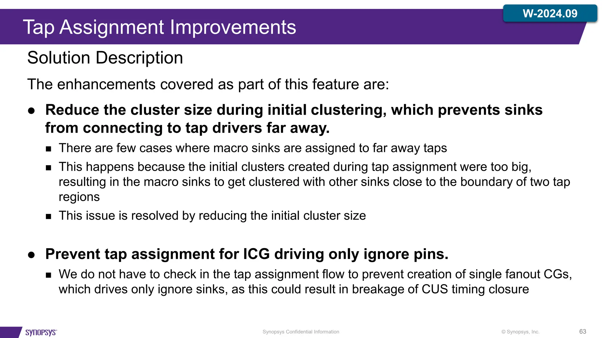 Fusion Compiler Incremental Clock Tree Synthesis Update W-2024.09_FC ...