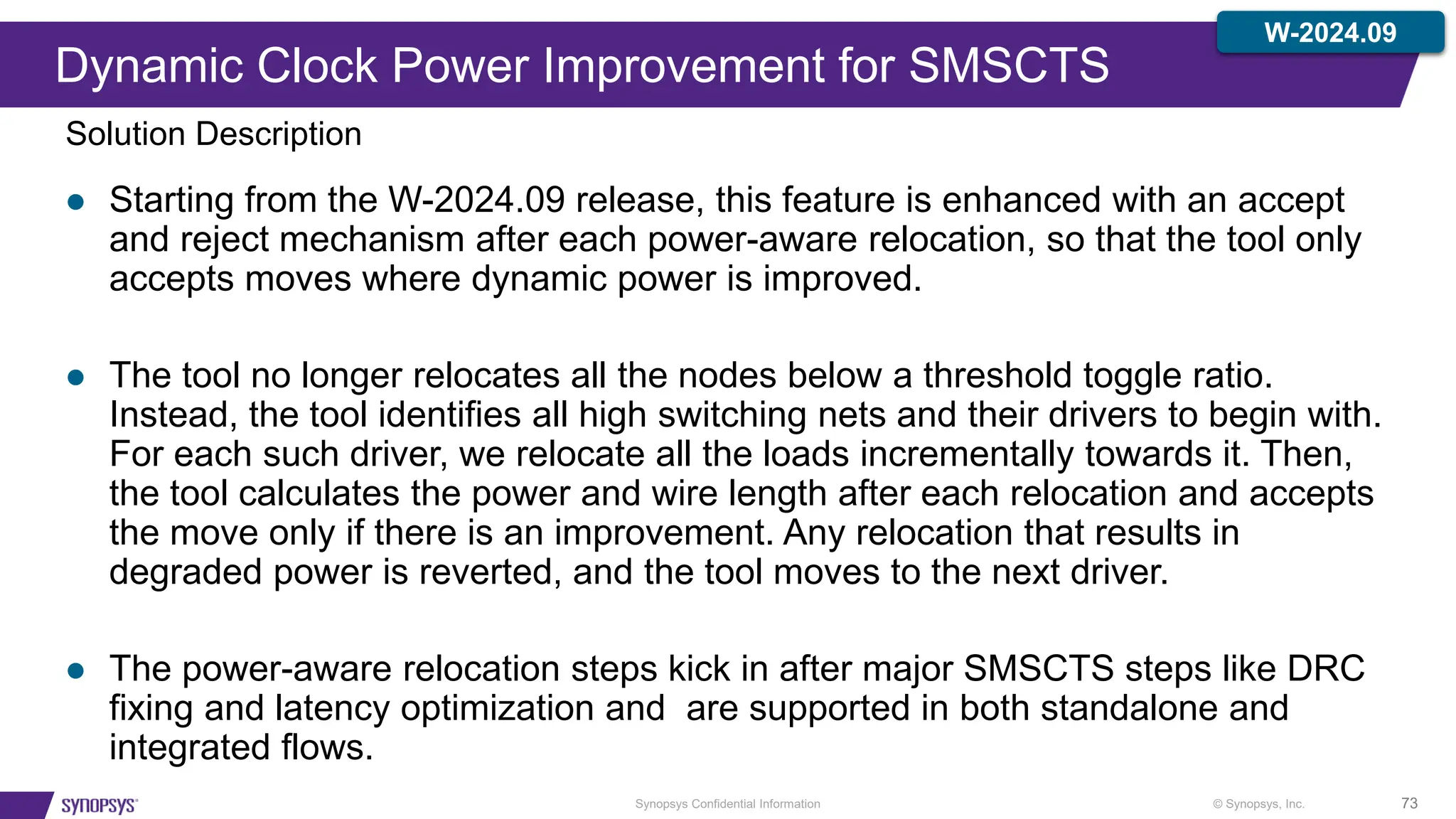 Fusion Compiler Incremental Clock Tree Synthesis Update W-2024.09_FC ...