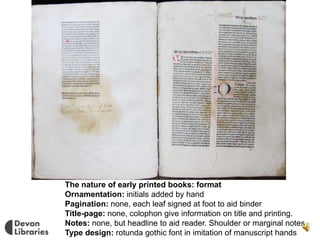 World book. W-20. The printing revolution : Exeter Library's oldest ...